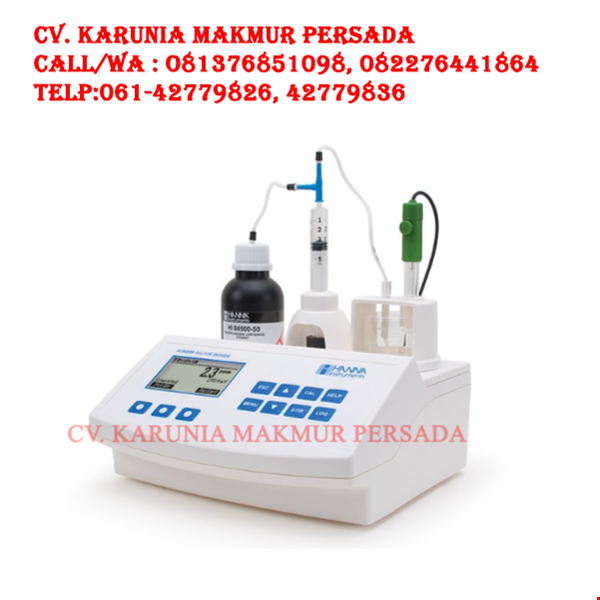 Jual HANNA HI-84500-02 SULPHUR DIOXIDE MINI TITRATOR FOR WINE oleh CV ...