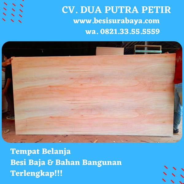 supplier kayu triplek film face 1 sisi tebal 12mm x 120 x 240cm polos ...