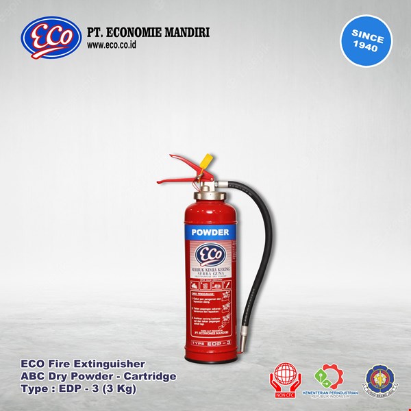 Jual APAR ECO 3KG (CARTRDIGE) - ABC Dry Powder TYPE EDP-3 oleh PT ...