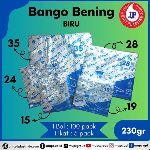 Distributor plastik kantong bening bango biru oleh PT. Mitra Unit ...
