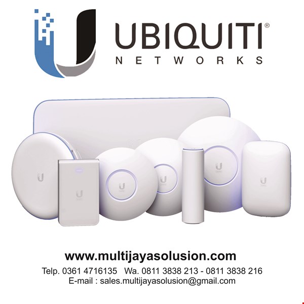 DISTRIBUTOR DATA (NETWORK DEVICES) UBIQUITI BALI oleh MULTI JAYA SOLUSION