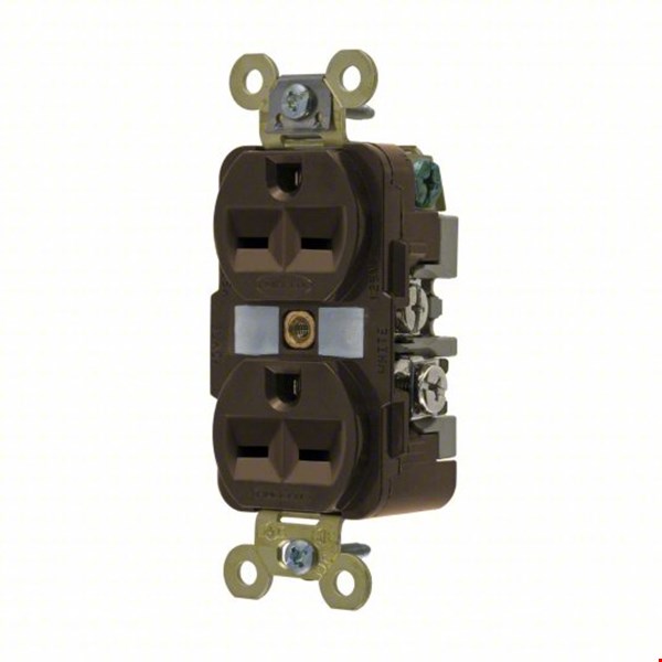 Jual Receptacle, Duplex, 15A, 6-15R, 250V, Brown - Connectors oleh PT ...