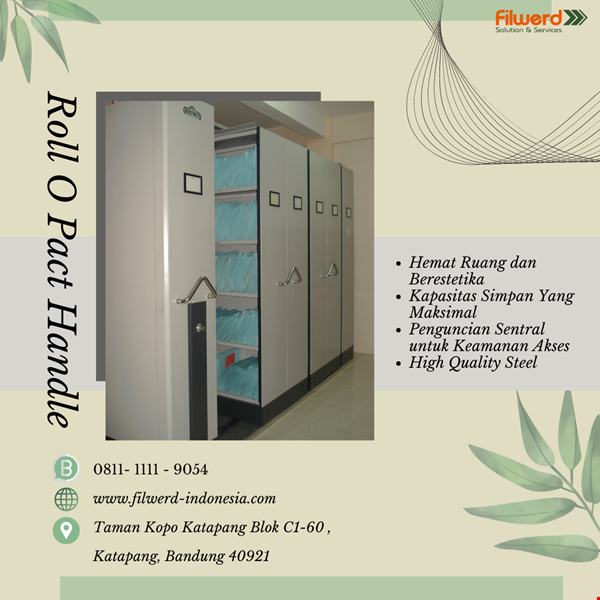 Jual ROLL O PACT HANDLE - ROLL O PACK SMALL - MOBILE FILE - COMPACTO oleh PT. Filwerd Indonesia ...