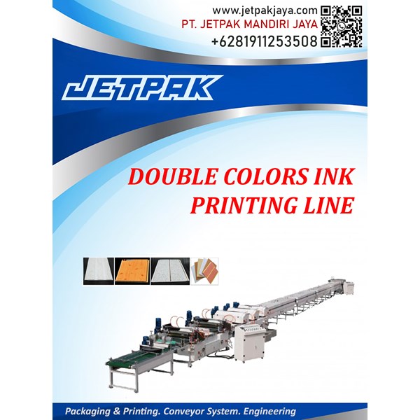 Jual Double Colors Ink Printing Line oleh PT. Jetpak Mandiri Jaya