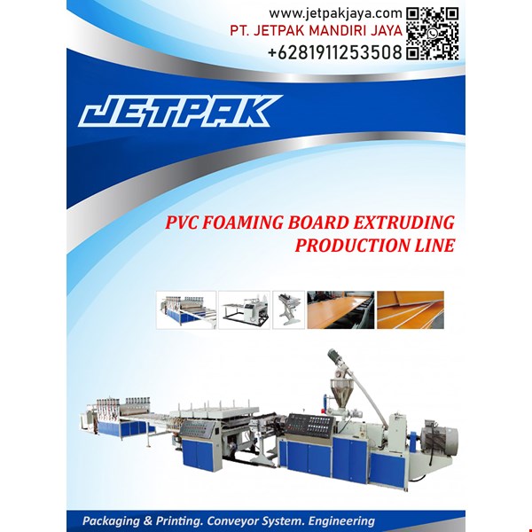 Jual Pvc Foaming Board Extruding Production Line oleh PT. Jetpak ...