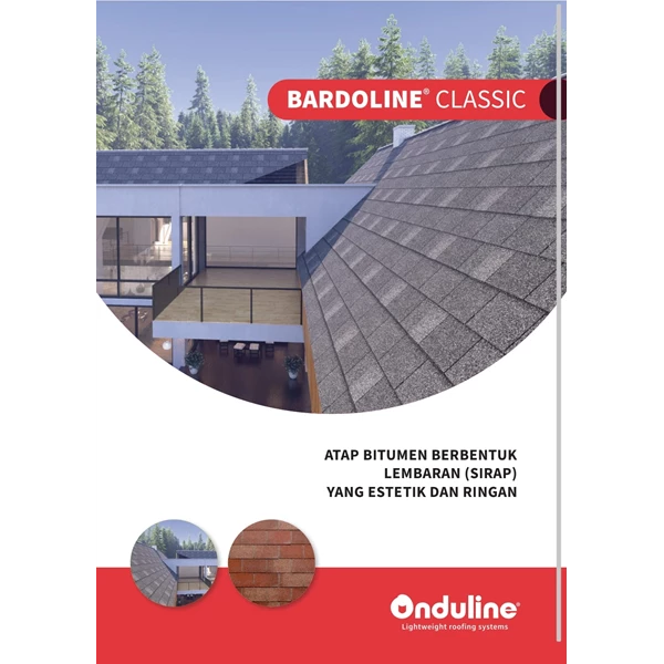 Jual Atap Bitumen Bardoline Classic Mixed Slate oleh Citra Roofindo Mandiri