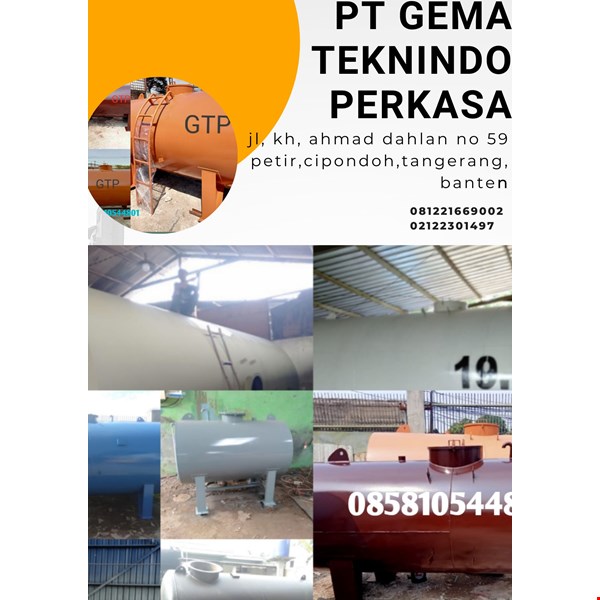 Jual FUEL STORAGE TANK 3000 l, 4000L, 5000L oleh PT. Gema Teknindo Perkasa