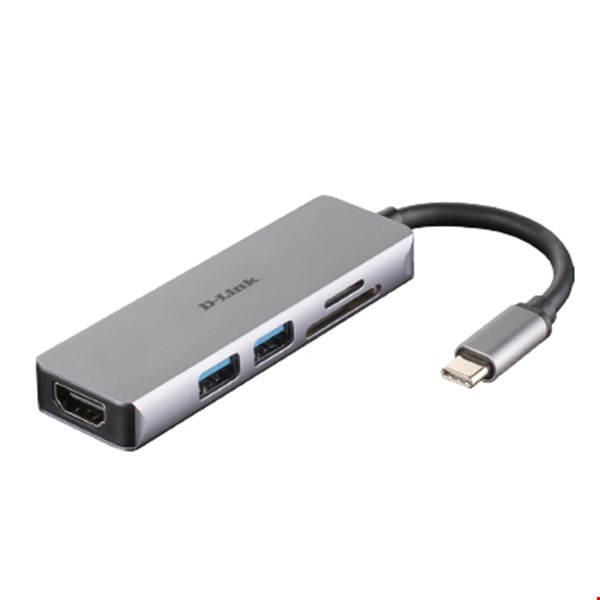 Jual D-LINK DUB-M530 5-in-1 USB Type C Hub with HDMI and SD/mic Kabel ...