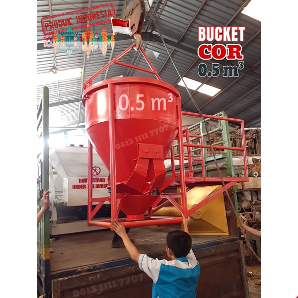 Jual Bucket Semen, Cor Bucket, Bucket Cor 0.5 M3 oleh PT. Badak Putih