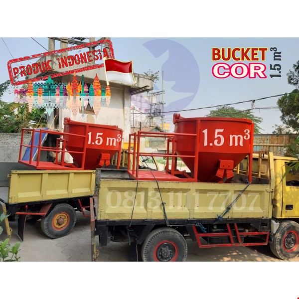 Jual Bucket Cor Concrete Bucket Semen 1.5 m3 oleh PT. Badak Putih
