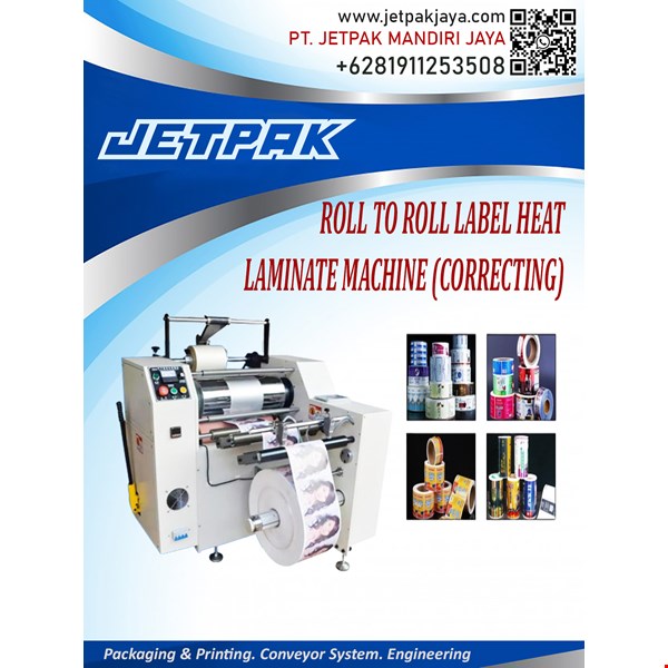 Jual Roll to Roll Label Heat Laminate Machine (correcting) oleh PT ...