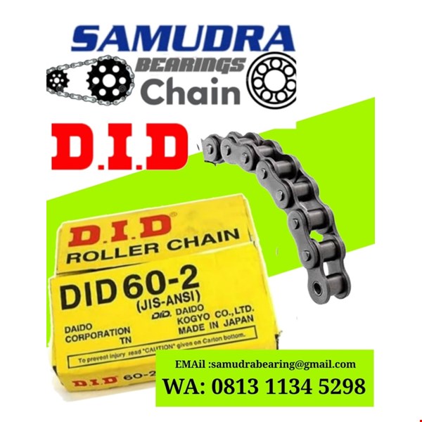 Jual Roller Chain DID oleh Samudra Bearing