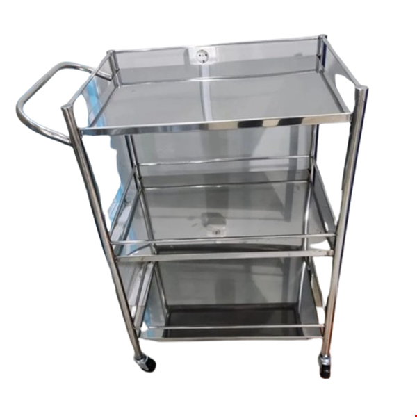 Jual Trolley Instrumen 3 Rak Stainlees Steel oleh PT. Yanmaris Mitra Sarana
