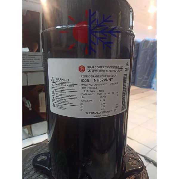 Jual Compressor Mitsubishi NH52 VNHT oleh Sejahtera Indocool
