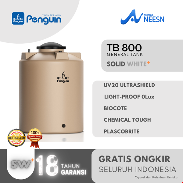 Jual Penguin Toren Tandon Tangki Air TB 800 8000 Liter oleh Tokonya Neesn
