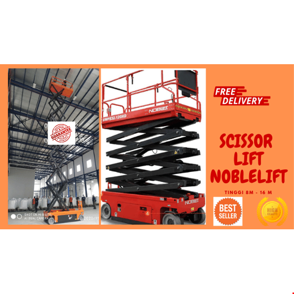 Jual Scissor lift Electric tinggi 16 merk Noblelift harga termurah 2024 ...