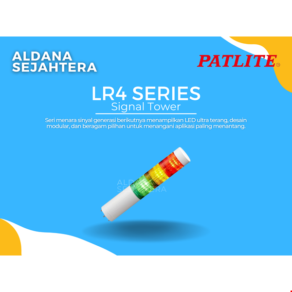 Jual PATLITE LR4 SERIES Signal Tower oleh CV. ALDANA SEJAHTERA