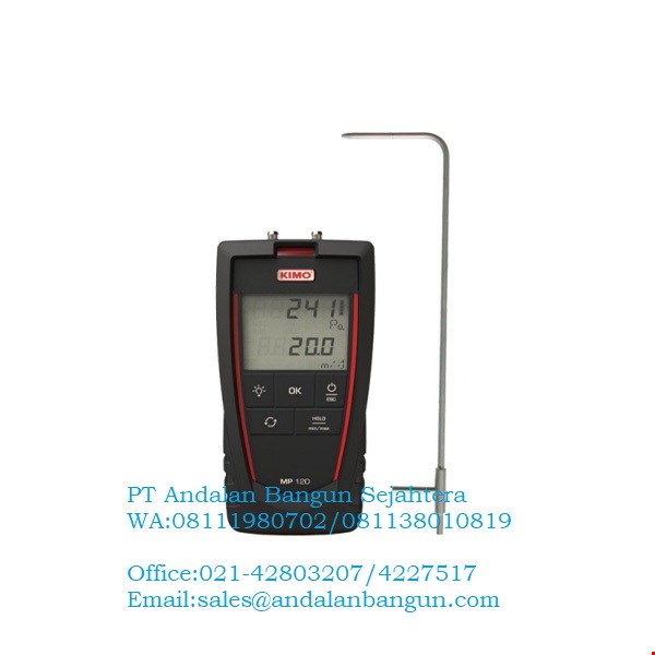 Jual SAUERMANN Manometer MP 120 oleh PT. ANDALAN BANGUN SEJAHTERA