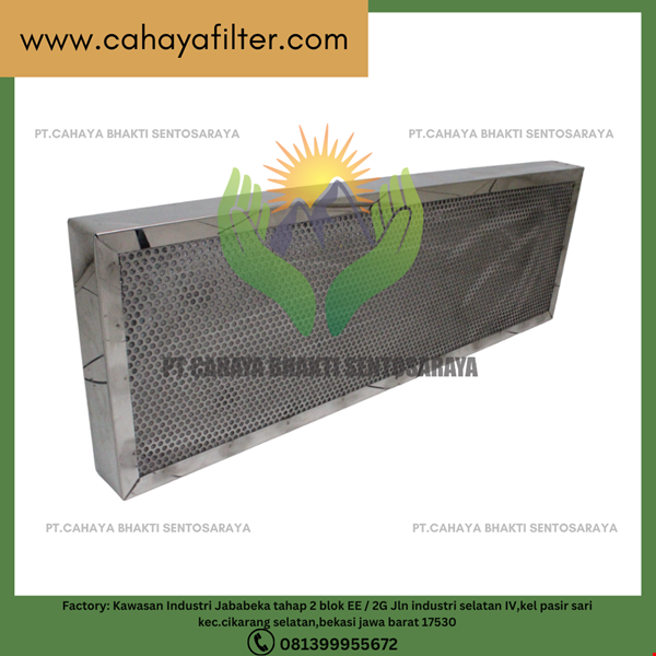 Jual Panel Air Filter Stainless Steel for Industry Filter oleh PT ...