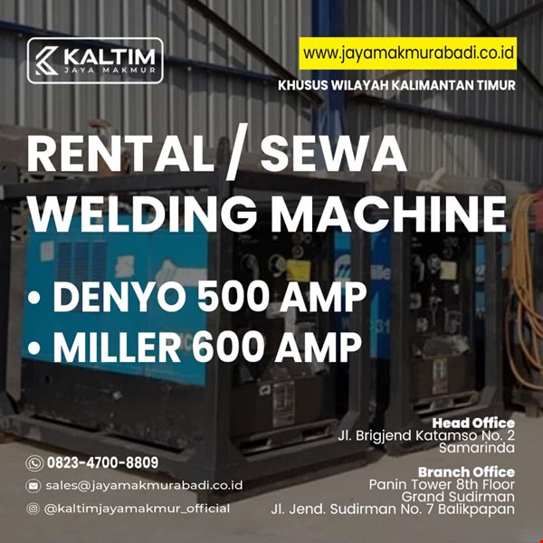 Jasa RENTAL / SEWA WELDING MACHINE TERBAIK MURAH TERBARU 2024 SAMARINDA ...