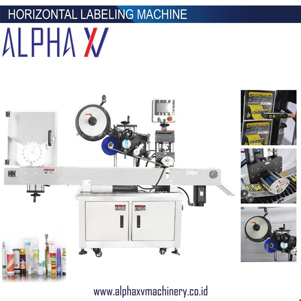 Jual ALPHA XV Horizontal Labeling Machine oleh PT. Alpha Omega Makmur Sejahtera
