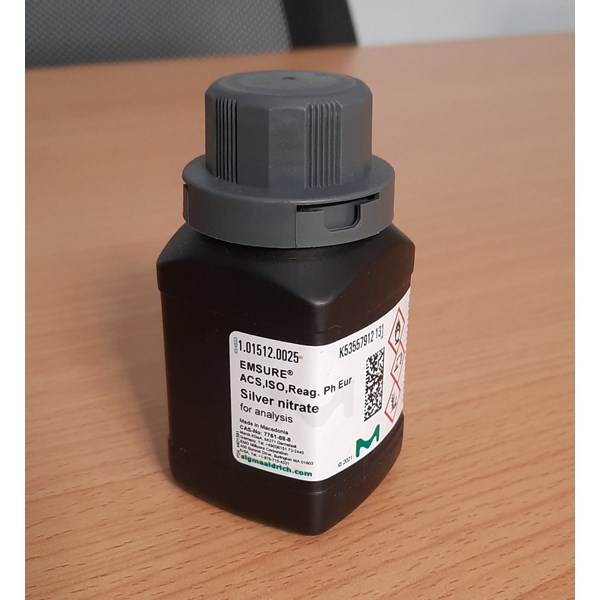 Jual Silver Nitrate for Analysis 25gr (Merck) oleh CV. Global Scientific