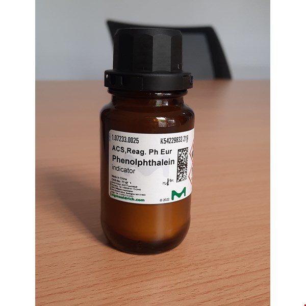 Jual Phenolphthalein Indicator 25gr (Merck) oleh CV. Global Scientific