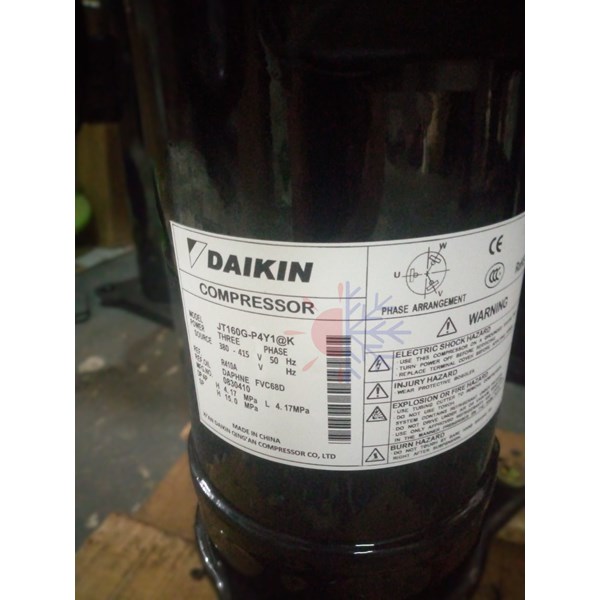 Jual Compressor Daikin Scroll JT160G-P4Y1@K oleh Sejahtera Indocool