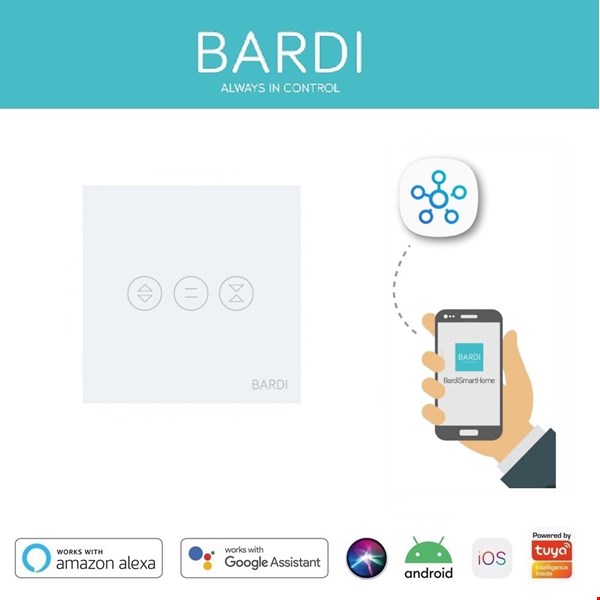 Jual Bardi Smart Curtain Wall Switch oleh PT. Surya Hawila Perkasa