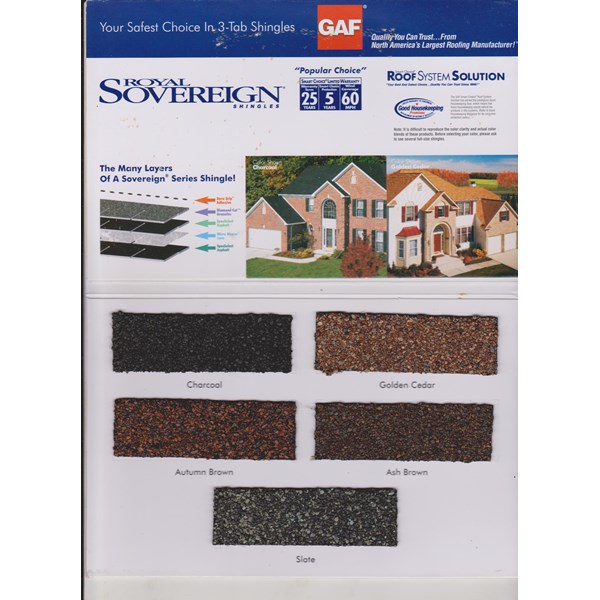 Jual Genteng Shingle Bitumen GAF Royal Sovereign oleh CV. Atap Rumah Kita