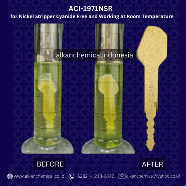 Jual 1971NSR | NICKEL STRIPPER oleh PT. Alkan Chemical Indonesia
