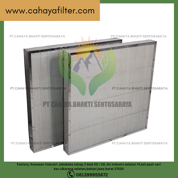 Jual High Temperature Cleanable Panel Air Filter oleh PT. Cahaya Bhakti ...