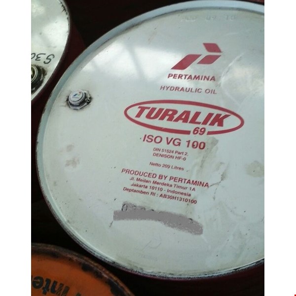 Jual Pertamina Turalik 69 iso VG 100 oleh Supplier Oli & Grease Industri