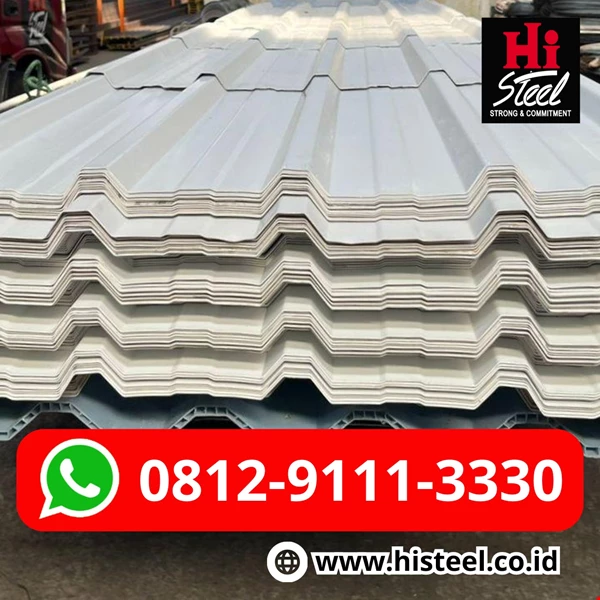 DISTRIBUTOR ATAP UPVC ALDERON TERLENGKAP CIBUBUR oleh Hi Steel