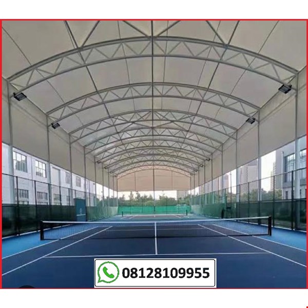PABRIK KANOPI MEMBRAN UNTUK LAPANGAN TENIS oleh PT. Terpalindo Mitra Niaga