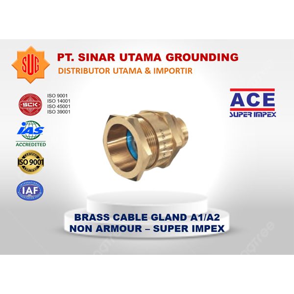 Jual Brass Cable Gland 20L Non Armour ACE / Kabel Gland 20L Non Armour ...