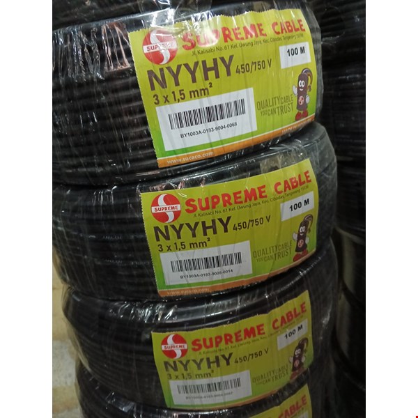 Jual Kabel Listrik Supreme Cable NYYHY oleh Visi Utama Solution