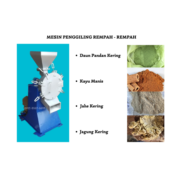Jual Mesin Giling Bumbu Kering Menjadi Tepung Terbaik oleh PT. Surya ...