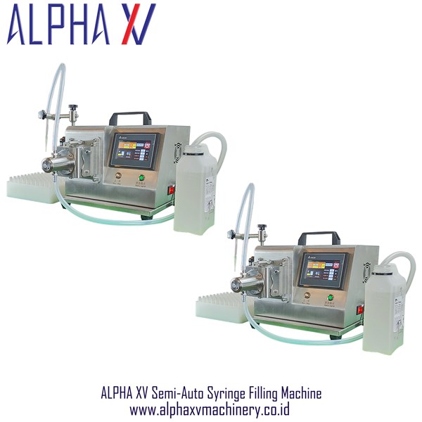 Jual ALPHA XV Semi-Auto Syringe Filling Machine oleh PT. Alpha Omega ...