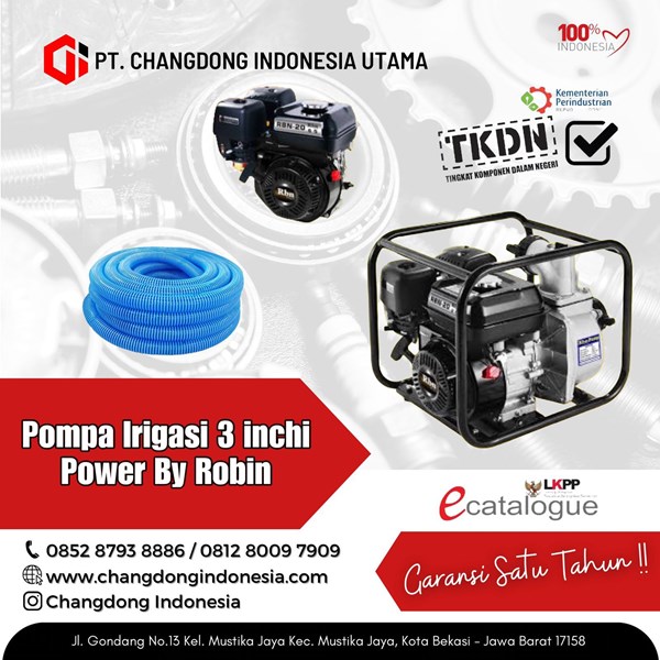 Jual Pompa air irigasi 3 Inchi Robin oleh PT. Changdong Indonesia Utama
