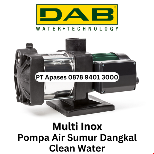 Jual DAB Batam, DAB Multi Inox Batam, Pompa Air Sumur Dangkal Batam oleh PT. Apases