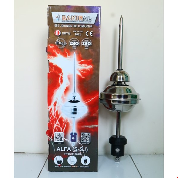 Jual BAKIRAL Alfa S (Penangkal Petir) oleh PT. Visiotek Global Indonesia