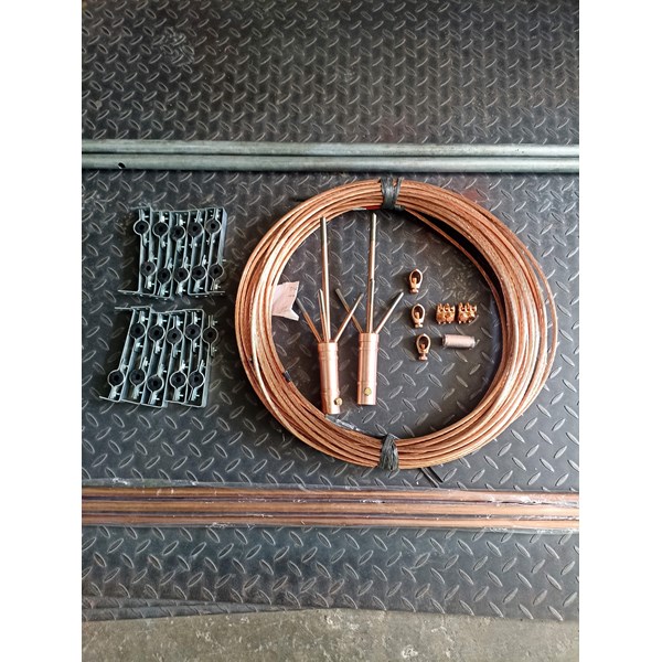 Jual Paket Anti Petir Rumahan Splitzen Trisula Alumunium (Penangkal ...