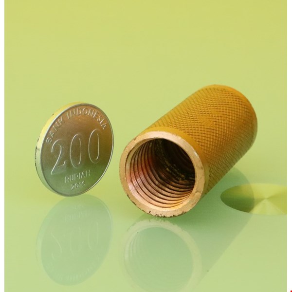 Jual Ground Rod Coupler KuninganLapis Tembaga 3/4 inch (Grounding) oleh ...