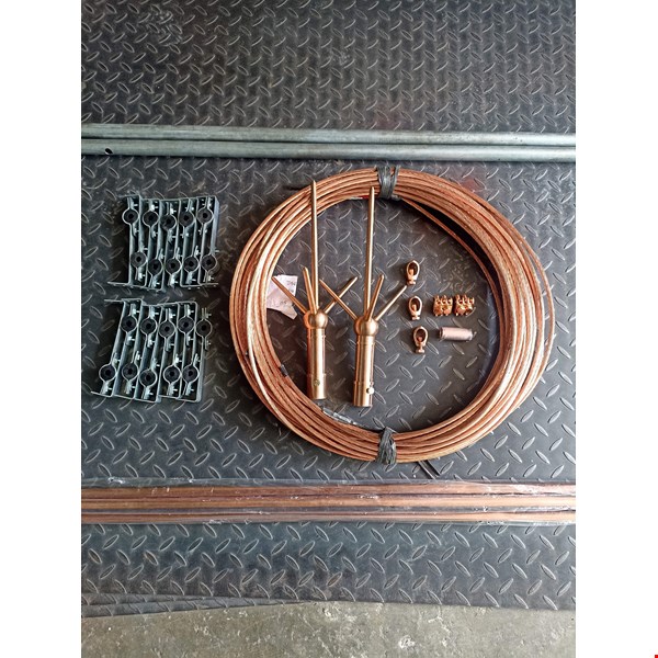 Jual Paket Anti Petir Rumahan Splitzen Trisula Kuningan (Penangkal ...