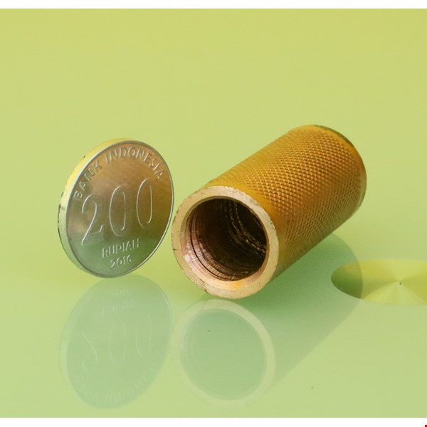 Jual Rod Coupler Grounding Kuningan Lapis Tembaga 5/8 inch (Grounding ...