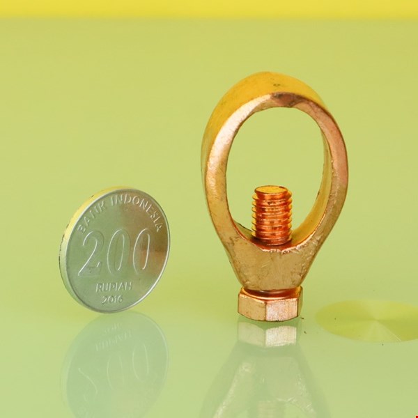 Jual Klem Cincin Oval Kuningan Lapis Tembaga 3/4 inch (Grounding) oleh ...