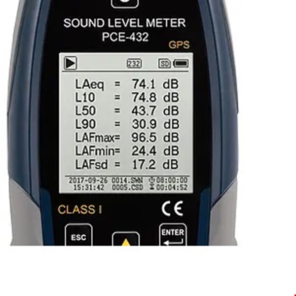 Jual Class 1 Decibel Meter PCE-432-SC 09 with Calibrator oleh PT ...