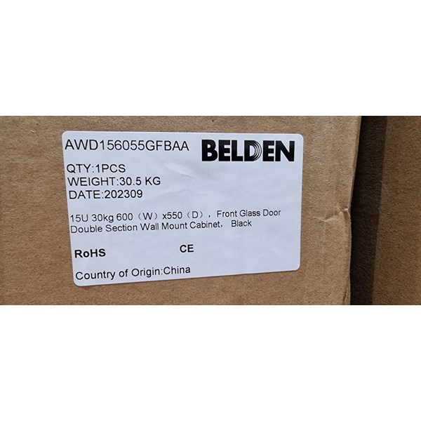 Jual Belden Rack Server AWD156055GFBAA - 15U | 600(W)*550(D) oleh PT ...