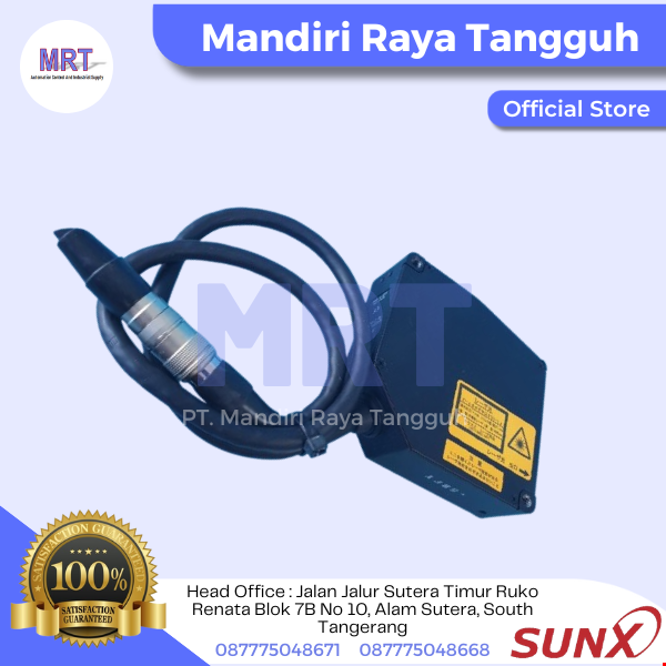 Jual SUNX Laser Sensor HL-C108B / HL-C105B oleh PT. Mandiri Raya Tangguh
